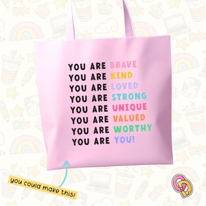 You Are ... Affirmations | Self Love SVG PNG | Digital Download - Etsy