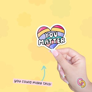 You Matter, Rainbow Heart | Mental Health SVG | Digital Download for ...