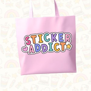 Sticker Addict | Small Business SVG PNG | Digital Download for ...