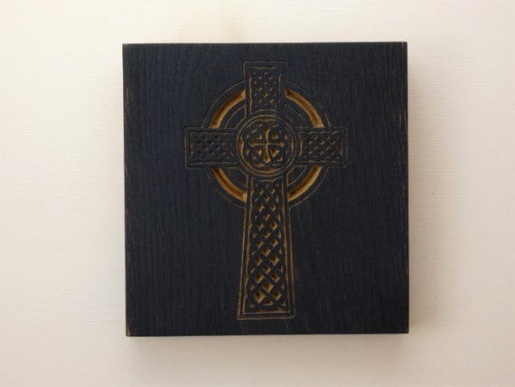 Celtic Cross Wall Decor Wood Celtic Cross Wooden Celtic - Etsy