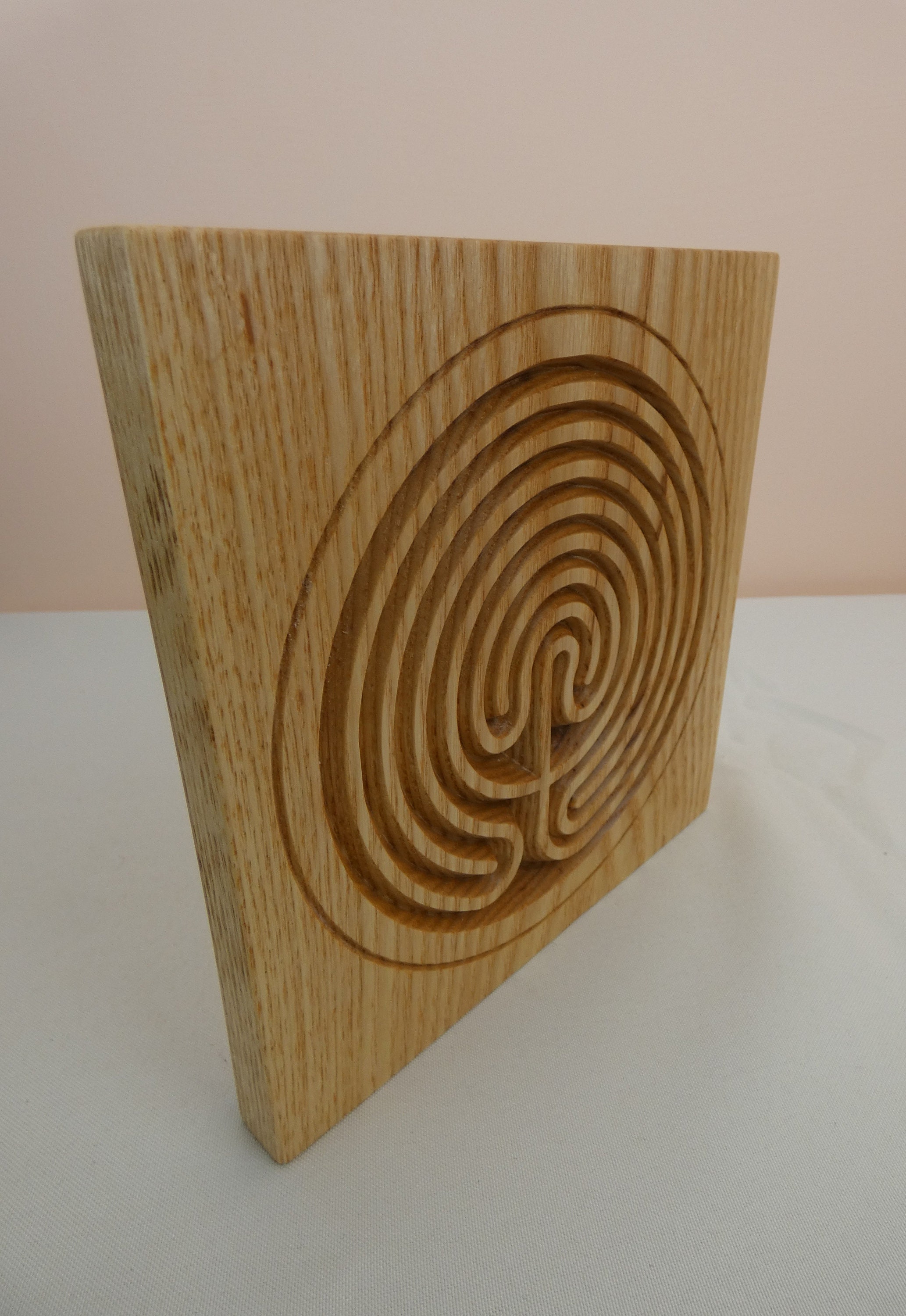 Cretan Maze Labyrinth Carved Ash Wood Wall Hanging - Etsy