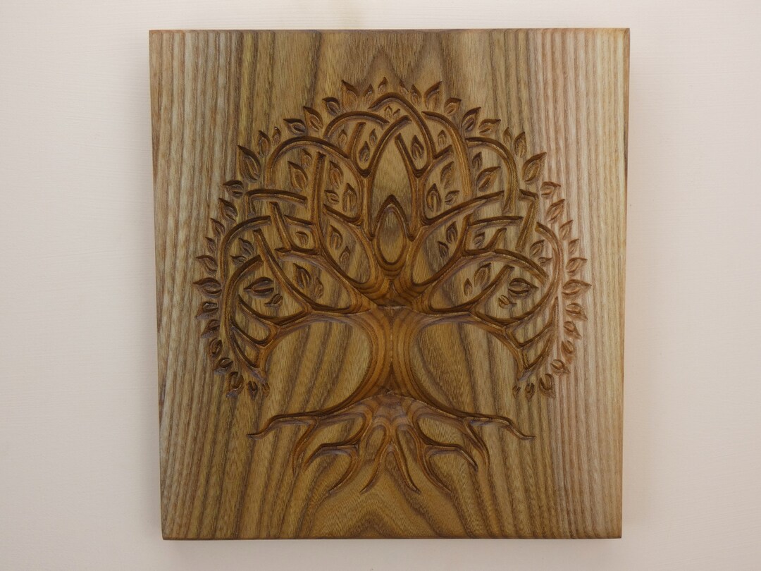 Elm Tree of Life Wood Wall Hanging - Etsy