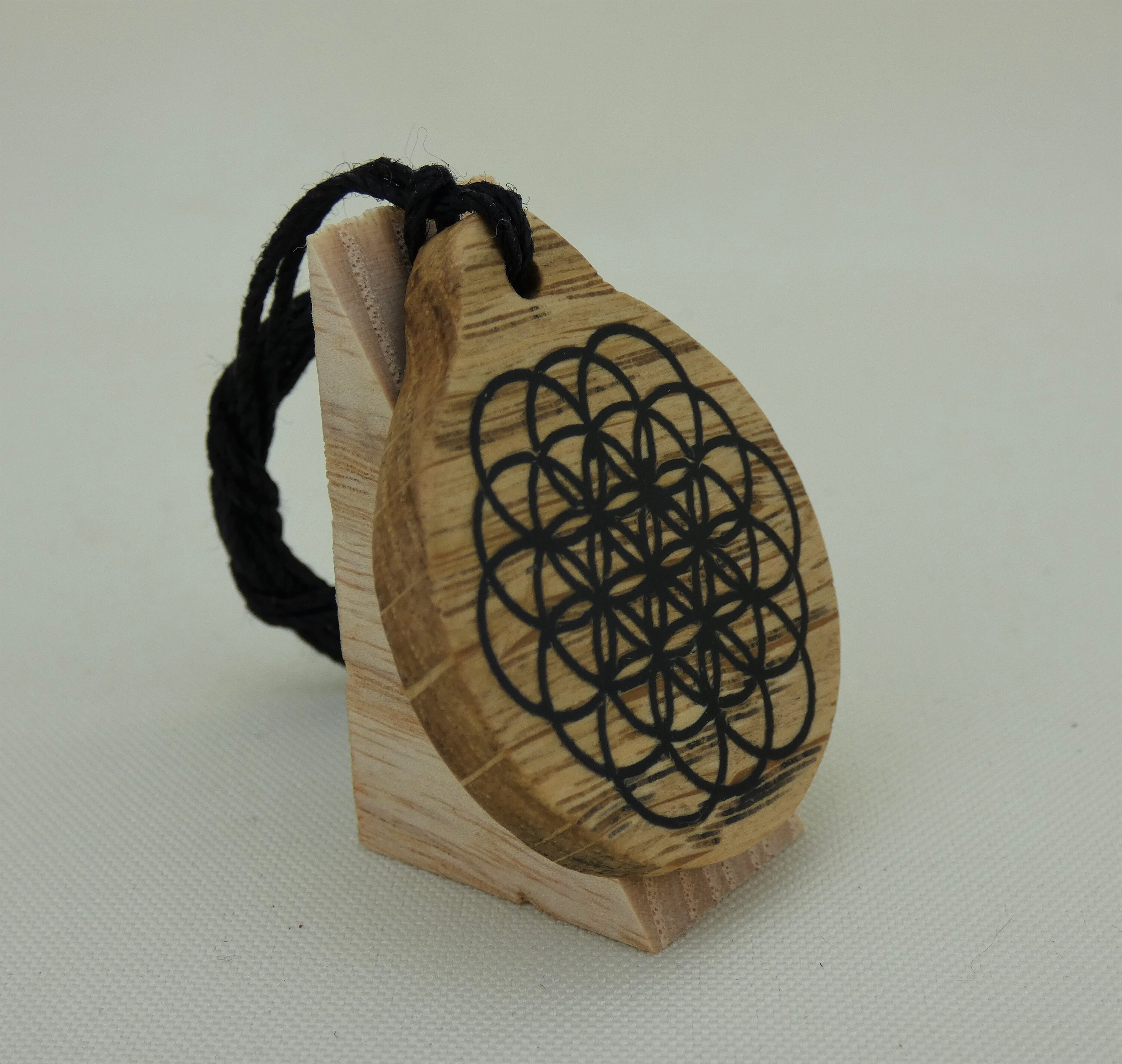 Flower of life, Pendant, sacred, geometry, sacred geometry, Wood ...