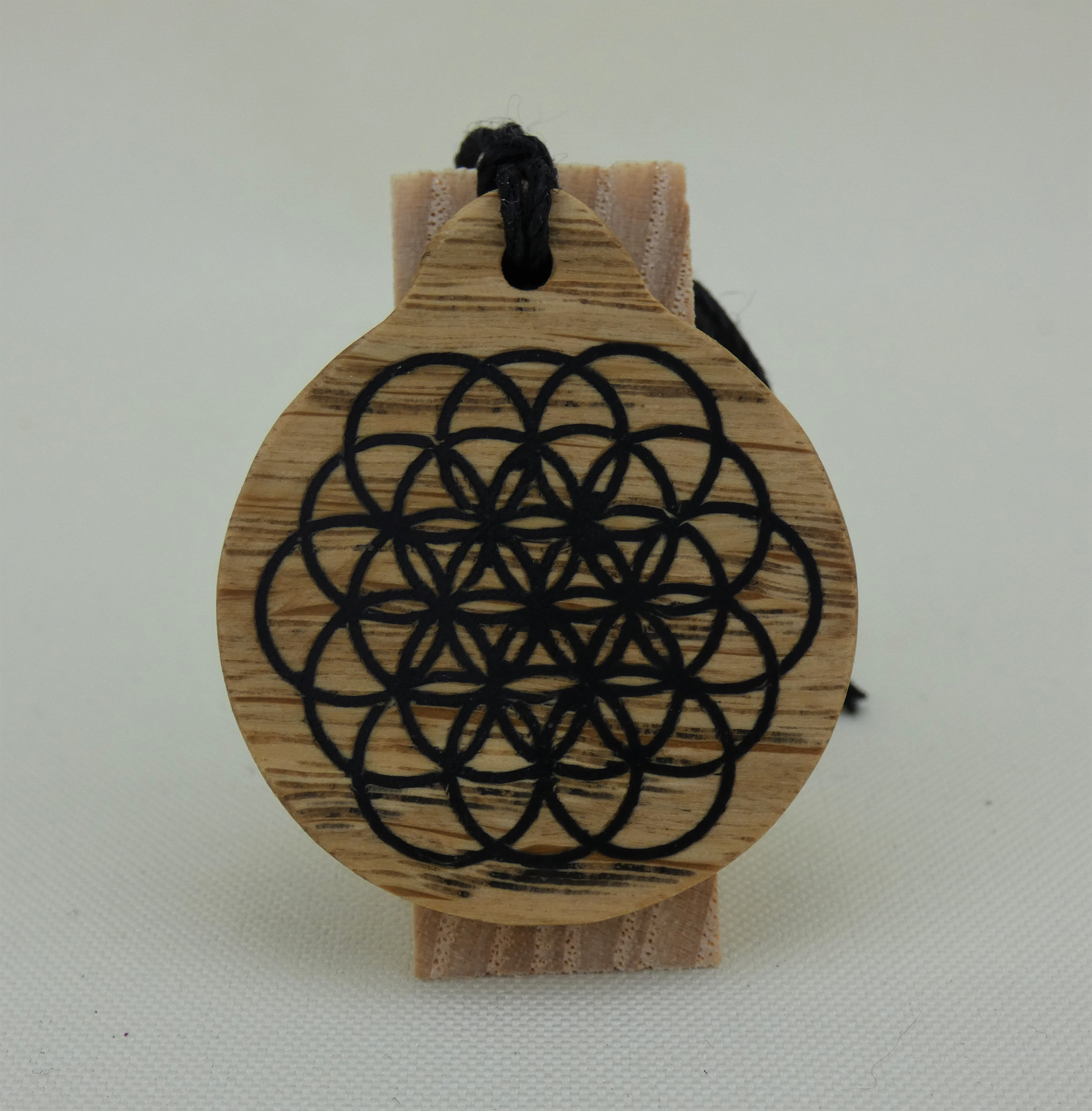 Flower of life, Pendant, sacred, geometry, sacred geometry, Wood ...