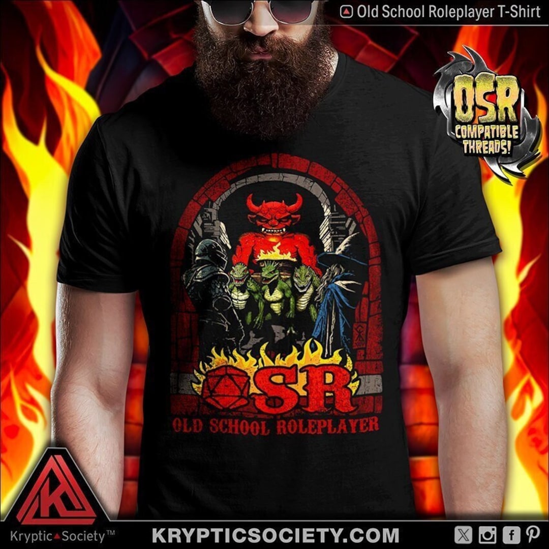 OSR Dnd Demon Idol T-shirt | Old School RPG | 5E D20 Tabletop Fantasy ...