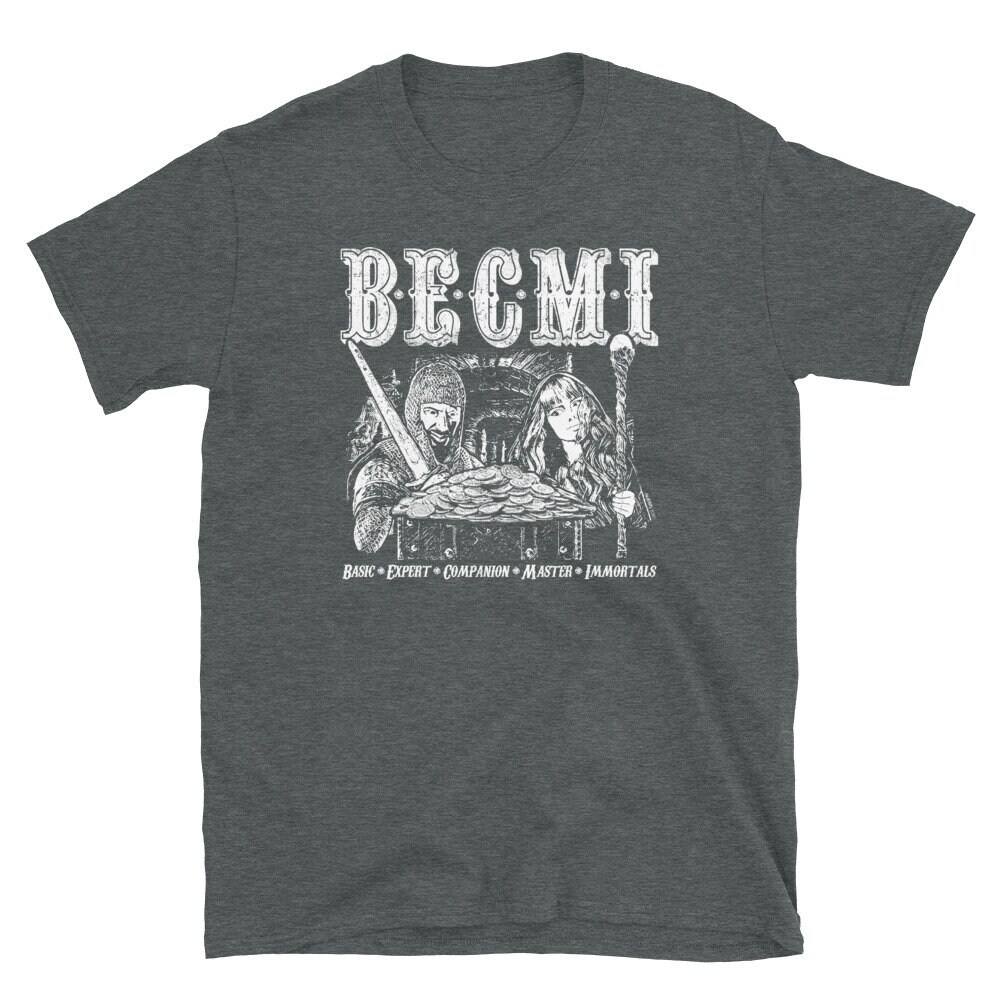 BECMI OSR Dnd Rpg T-shirt | 5E D20 Tabletop Fantasy Gamer Tee // Unisex ...