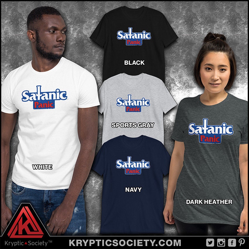 Satanic Panic OSR 2E Dnd RPG T-shirt | 5E D20 Tabletop Fantasy Gamer ...