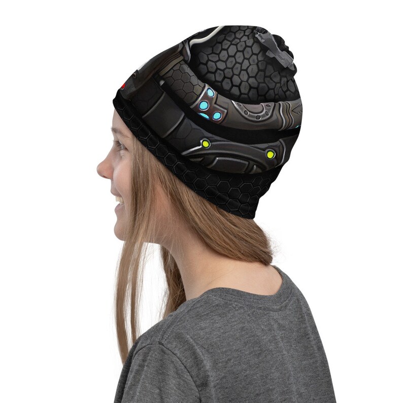 Cyberpunk Face Mask Android Cyborg Robot Neck Gaiter // - Etsy