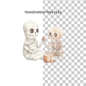 Halloween Mummy Clipart - Cute Mummy Clipart - Spooky Mummy Art - Kids ...