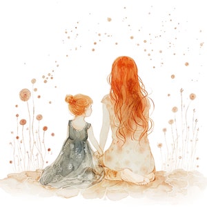 62 Happy Mother's Day Watercolor Clipart Bundle for Crafts Gifts Mother ...