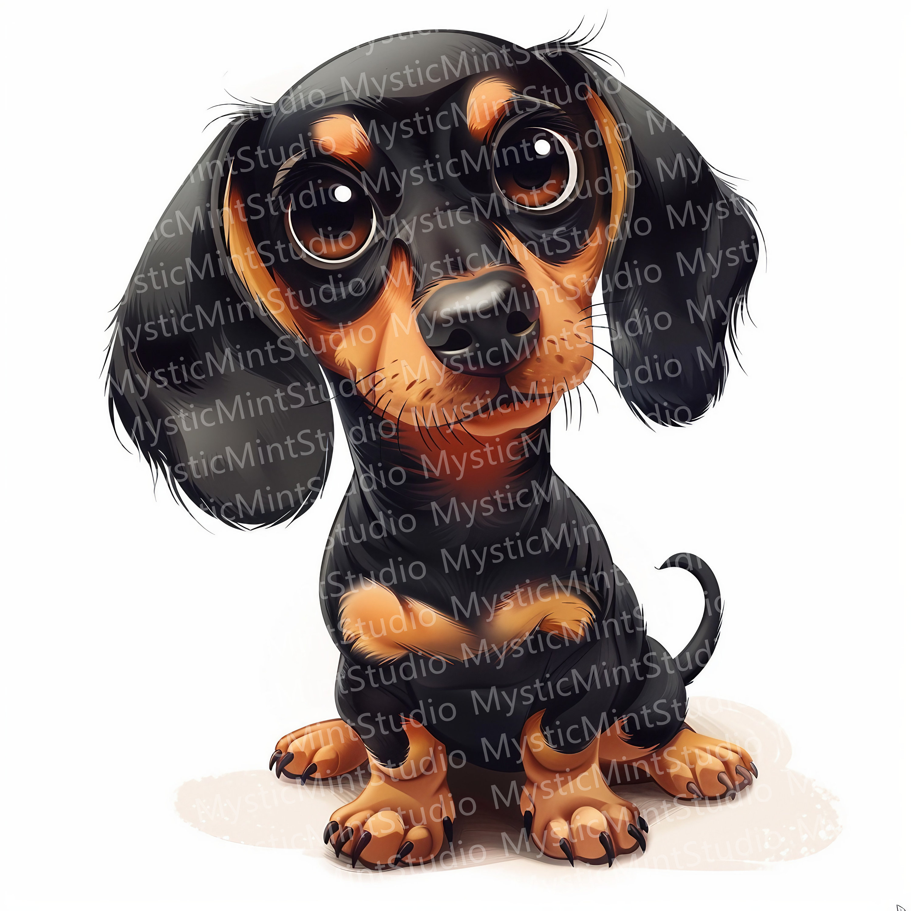 Dachshund Clipart, Sausage Dog Clipart, 38 High-resolution Pngs and ...
