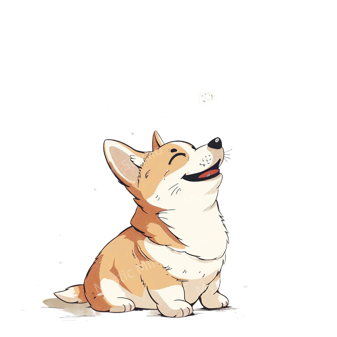 Cute Corgi Collection: High-quality PNG JPG Digital Bundle of 18 Corgi ...
