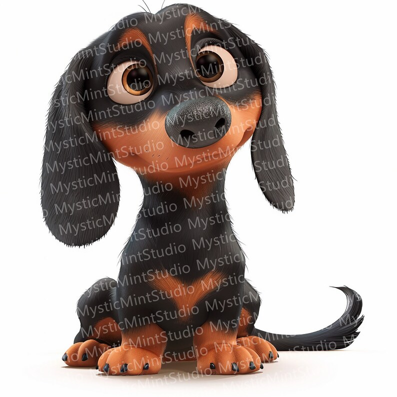 Dachshund Clipart, Sausage Dog Clipart, 38 High-resolution Pngs and ...