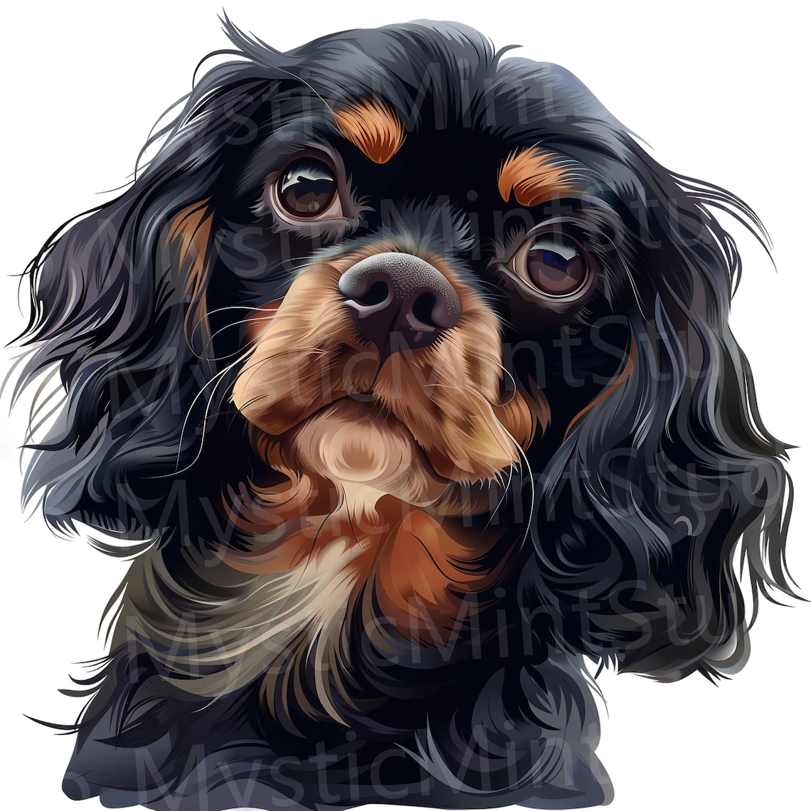 Cavalier King Charles Spaniel Clipart, 47 High-resolution Pngs and Jpgs ...