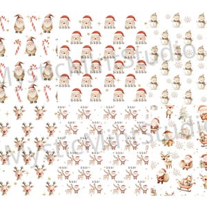 Christmas Digital Paper | Seamless Christmas Pattern | Christmas ...