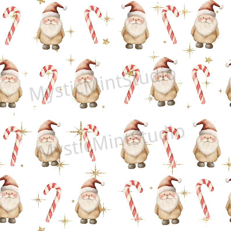 Christmas Digital Paper | Seamless Christmas Pattern | Christmas ...