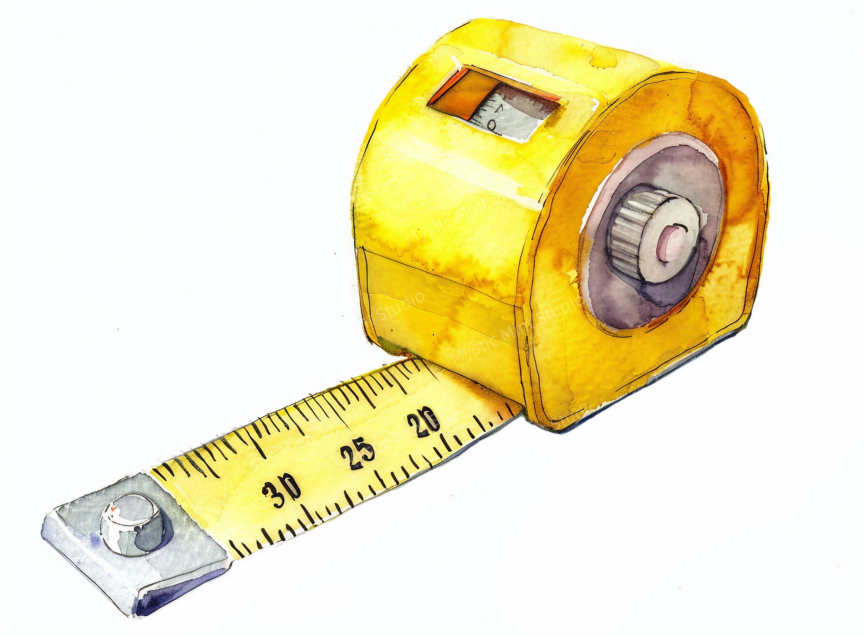 54 Construction Tools Watercolor Clipart JPG & PNG Graphics for ...