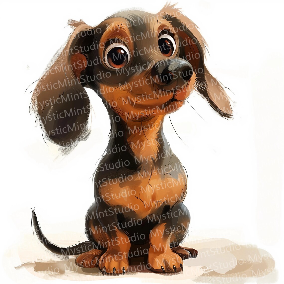 Dachshund Clipart, Sausage Dog Clipart, 38 High-resolution Pngs and ...