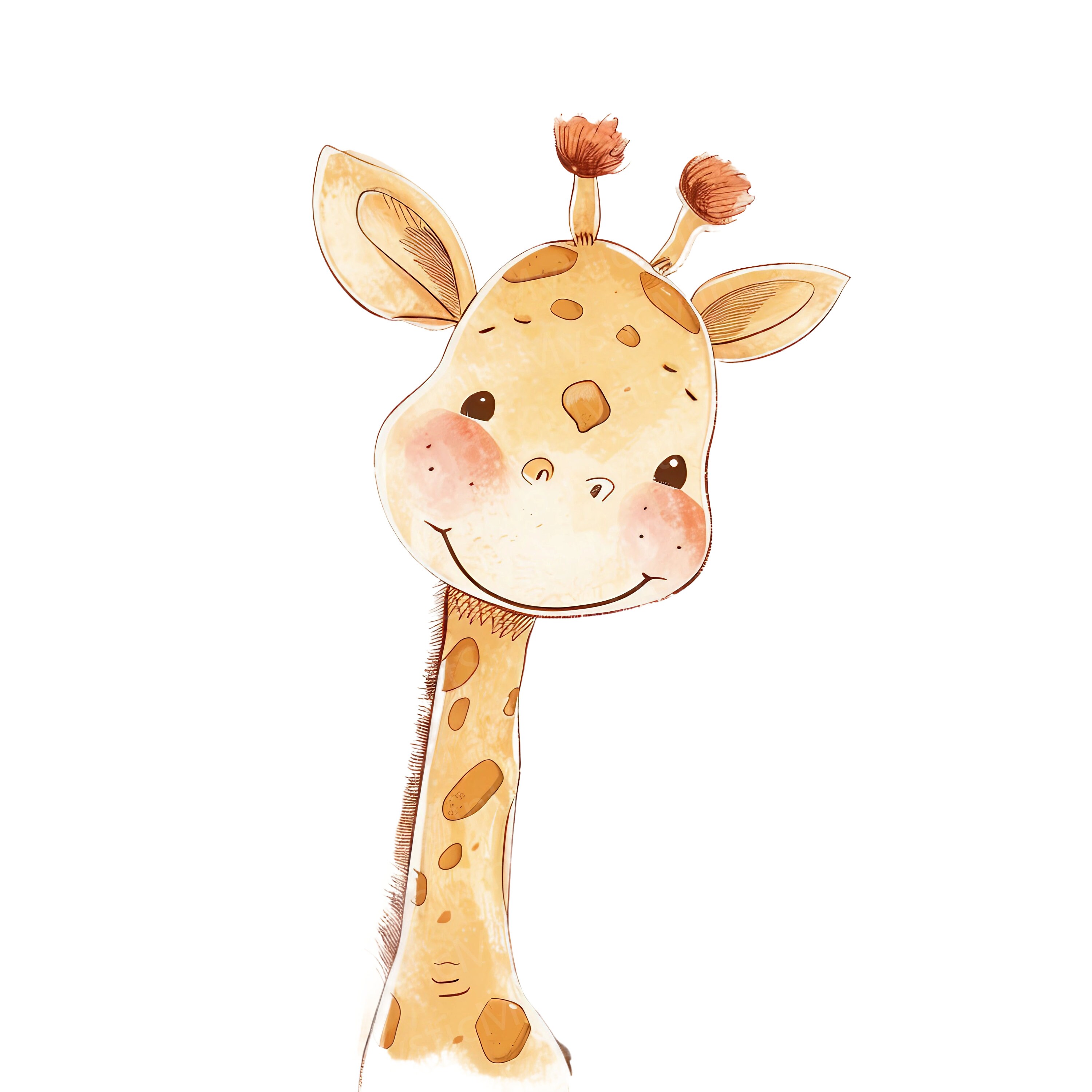 63 Cute Giraffes Clipart Funny Giraffes Illustrations Pngs and Jpgs ...