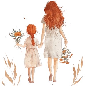 62 Happy Mother's Day Watercolor Clipart Bundle for Crafts Gifts Mother ...