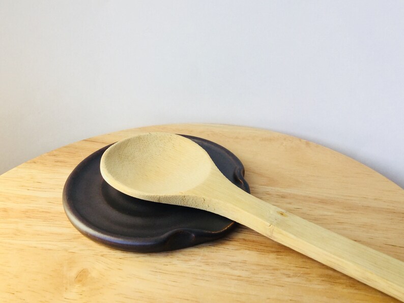 Ceramic Spoon Rest Spoon Holder Pottery Spoon Rest - Etsy