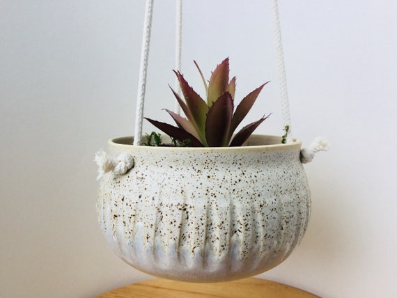 Ceramic Hanging Planter Ceramic Planter Hanging Planter - Etsy