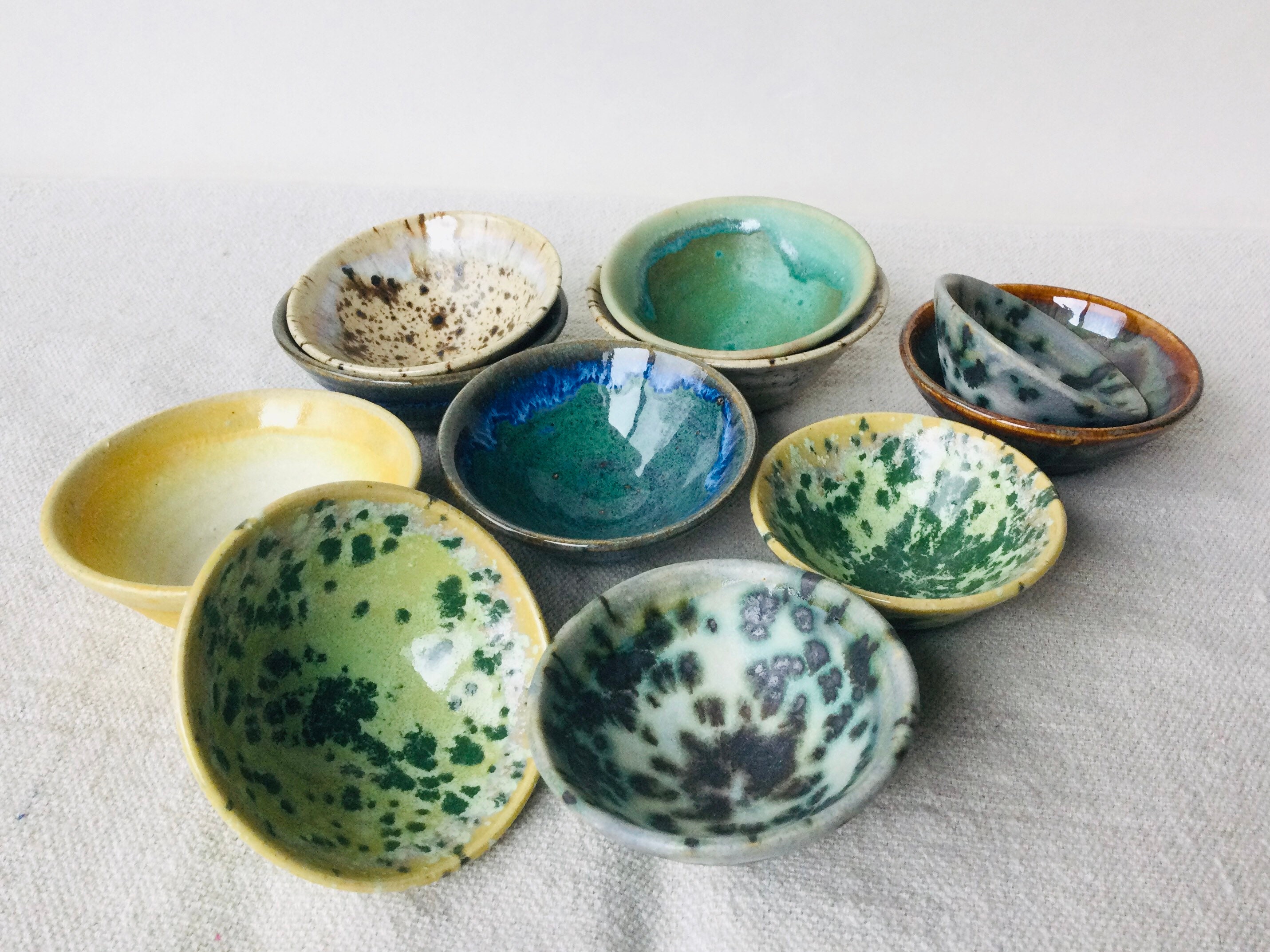 Miniature Pot Mini Ceramic Bowl Heart Dish Bud Vase Tiny | Etsy