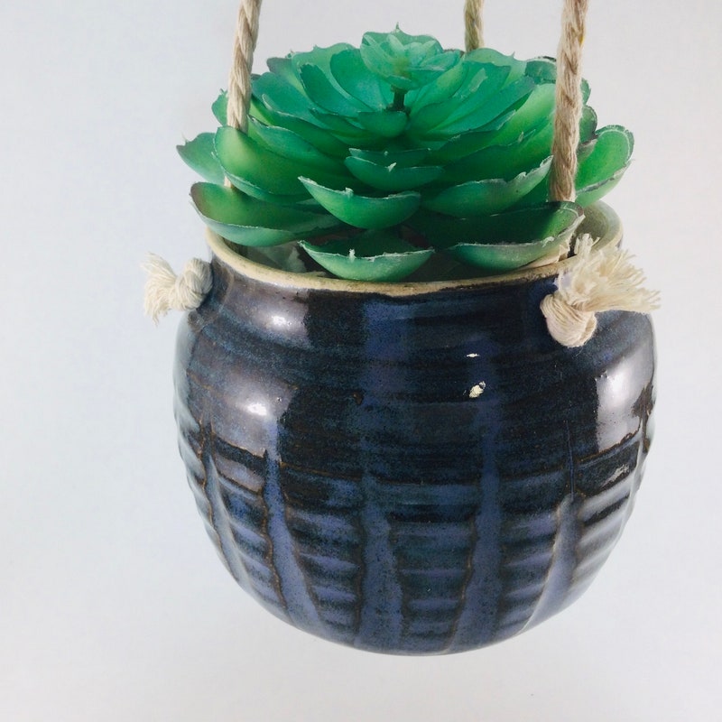 Ceramic Hanging Planter - Etsy