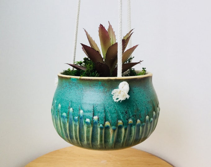 Ceramic Hanging Planter Ceramic Planter Hanging Planter - Etsy