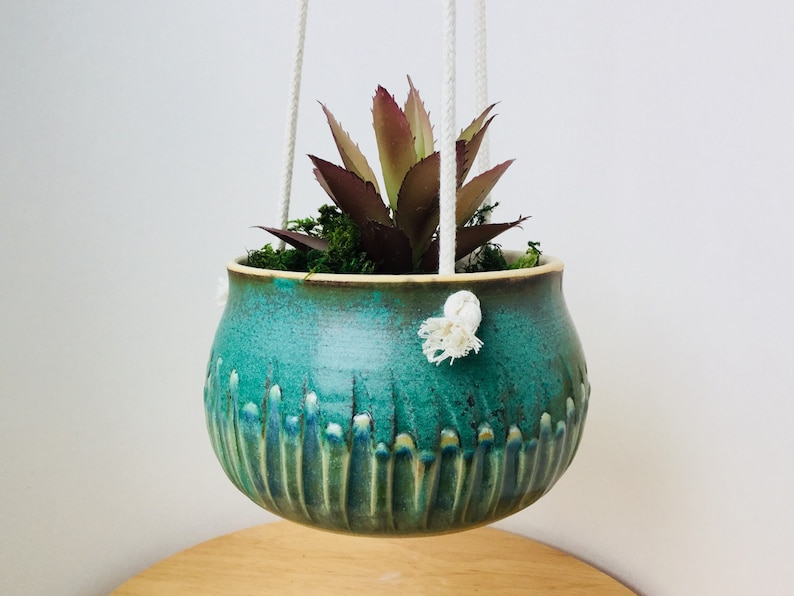 Ceramic Hanging Planter Ceramic Planter Hanging Planter - Etsy