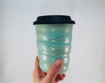 Twisty Travel Cup With Silicone Lid, Travel Coffee Cup With Lid ...