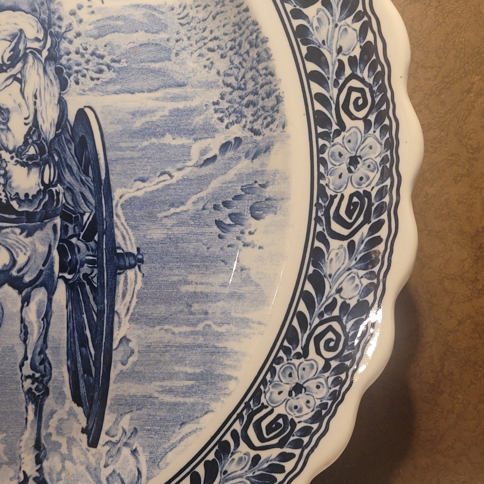 Vintage Large Decorative Wall Large Plate - Etsy