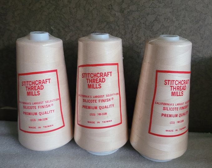 Stitchcraft Thread Mills Thread Lot of 3 - Etsy