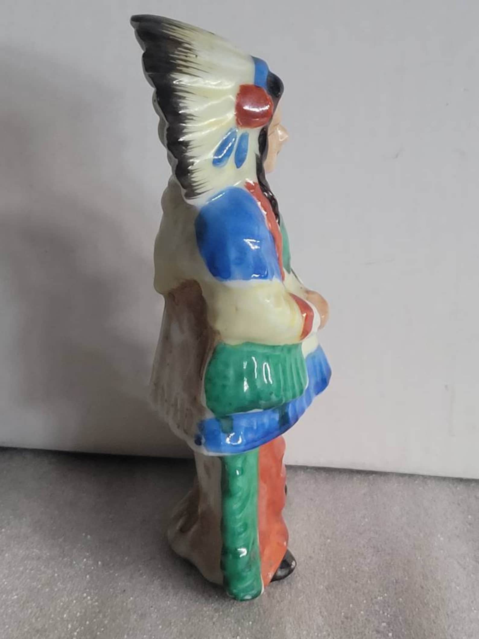 Native American Figurine Made in Occupied Japan - Etsy