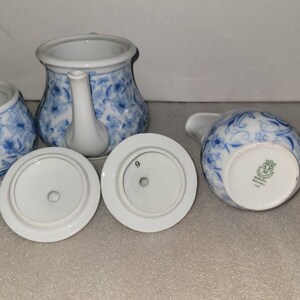 S.P.M. Walkure-bayreuth Bavaria Germany White and Blue Flowers ...