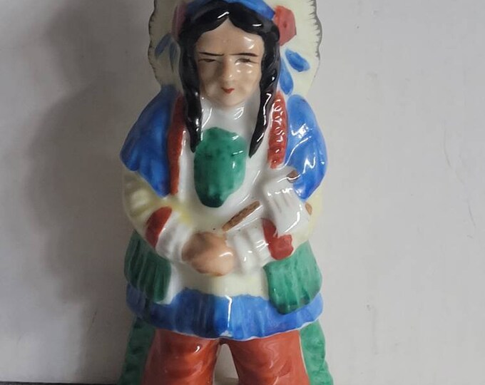 Native American Figurine, Made in Occupied Japan - Etsy