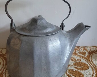 Antique Wagner Ware Sidney O Colonial Coffee Pot-cast Aluminum Kettle W ...
