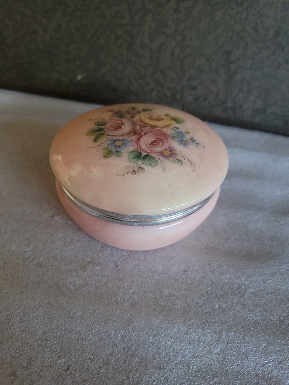 genuine alabaster jewelry box - Gem