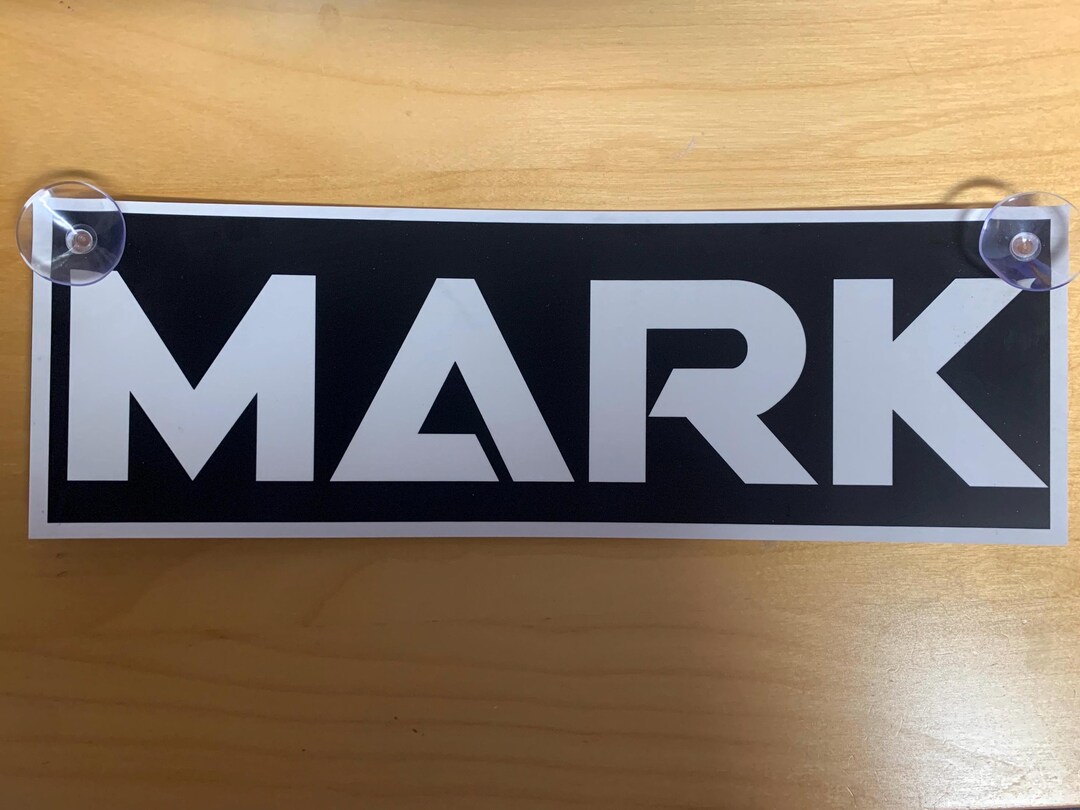 Cutom Made Name Plate Show Plate Name Sign Truck, Lorry, Tractor, Van ...