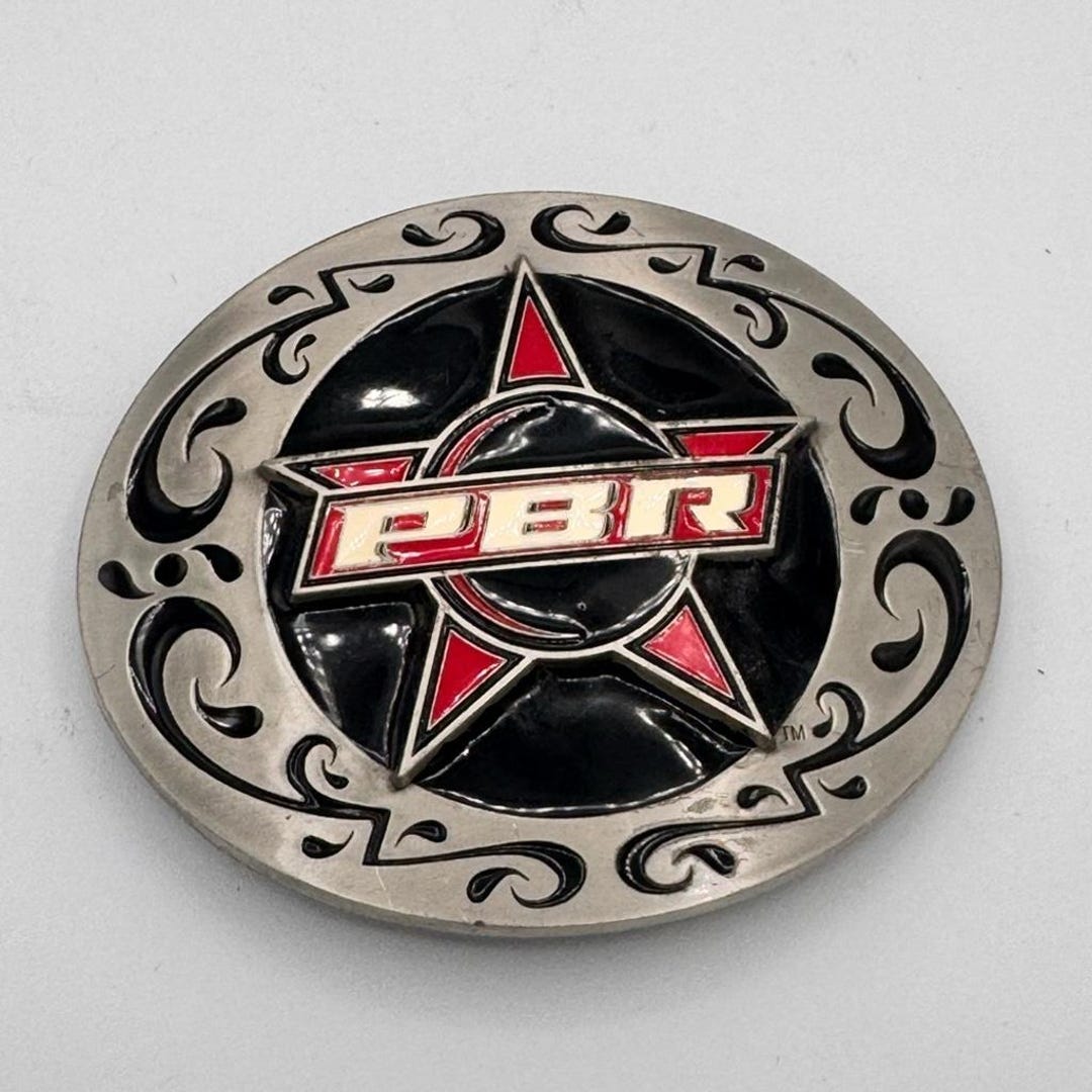 2004 PBR Professional Bull Riders Belt Buckle — Western Rodeo ...