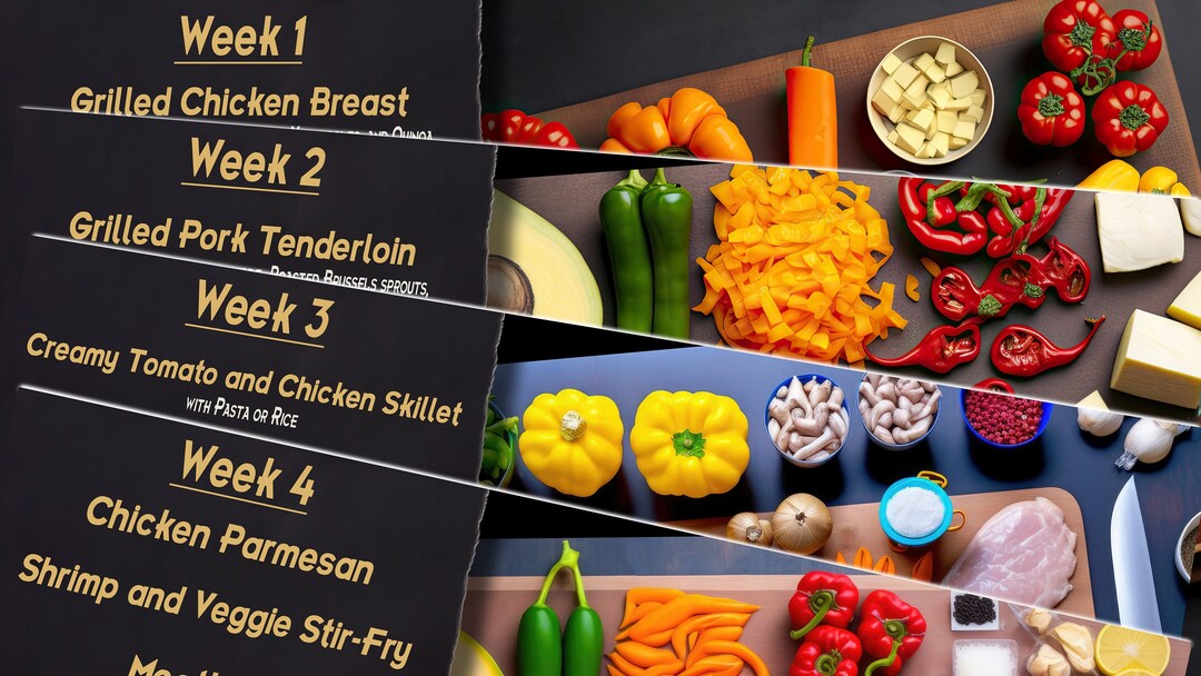 1,2,3,4 Week Gluten Free Meal Planner | Digital Download | PDF ...