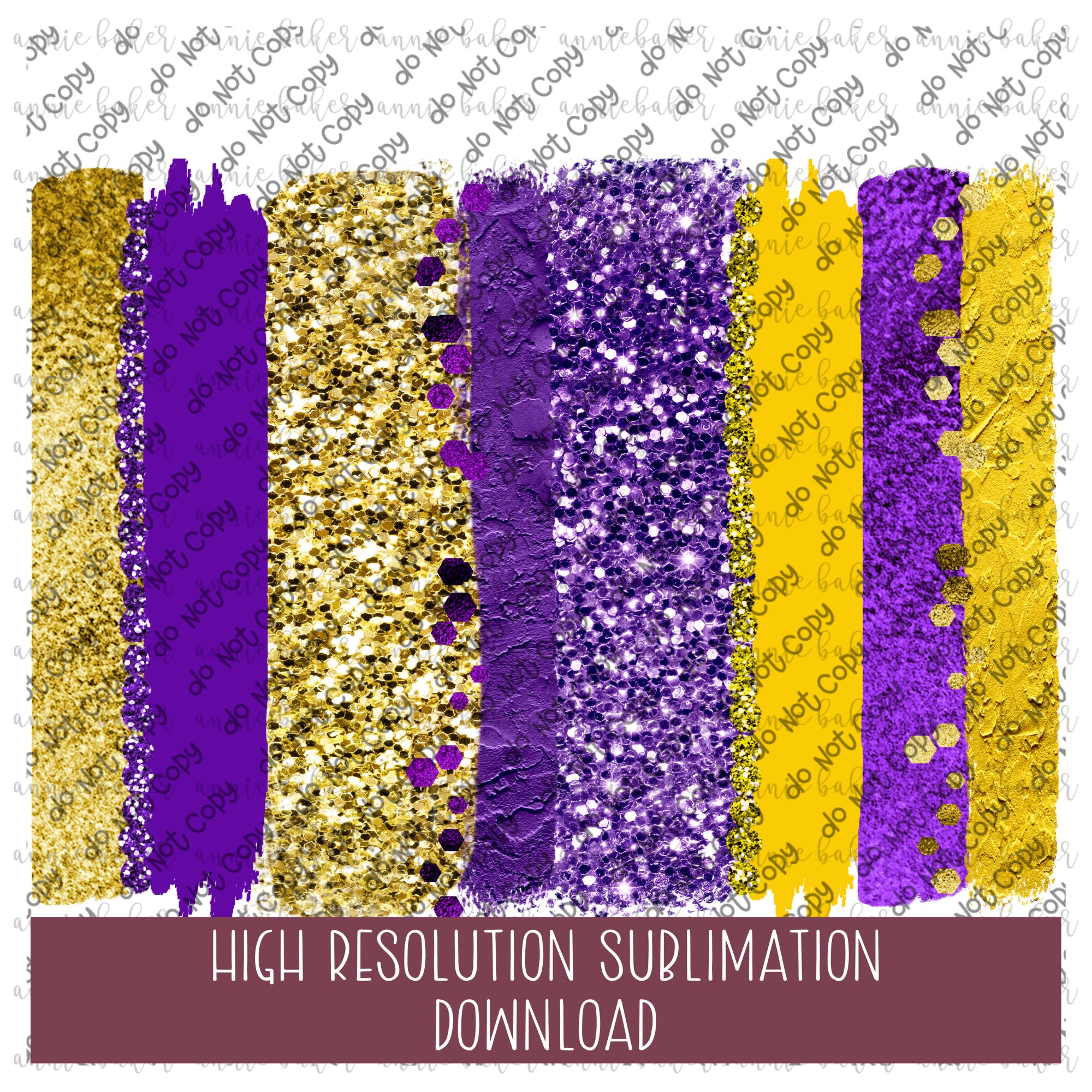 Purple Yellow Gold Glitter Background Brushstroke PNG Ready - Etsy