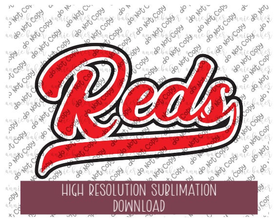 Reds Baseball PNG Sublimation Design Sublimation Download - Etsy