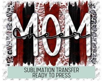 Cheer Mom Maroon - Etsy