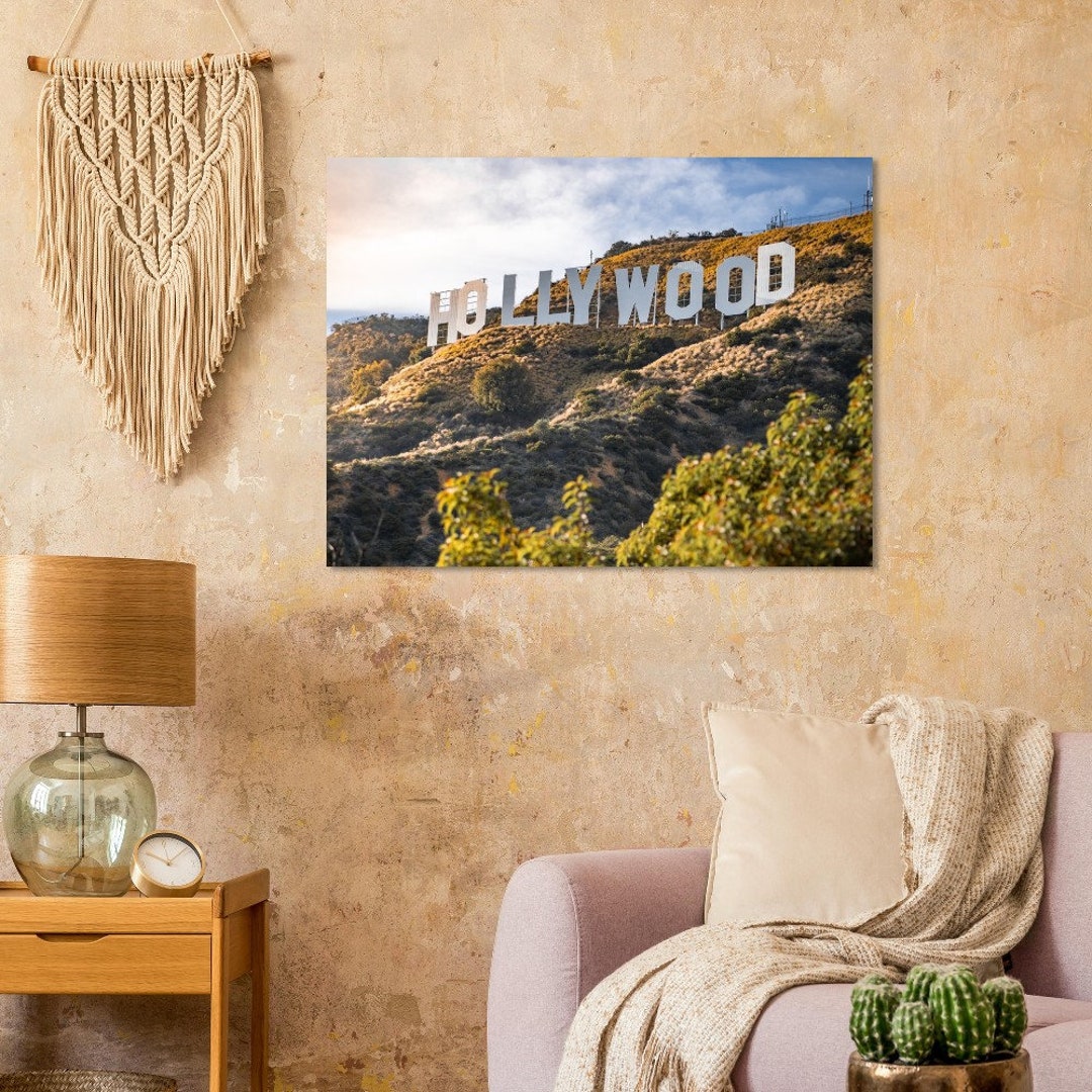 Wall Decor of the Hollywood Sign for Home or Office - Etsy