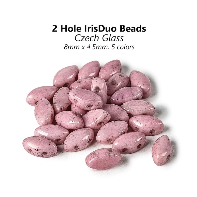 Two Hole Beads - Etsy