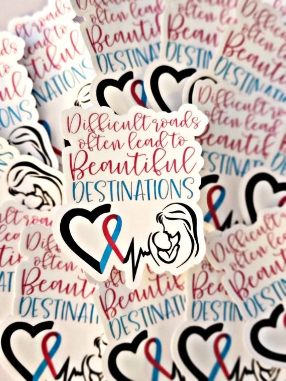 Hyperemesis Gravidarum Awareness Vinyl Sticker Difficult - Etsy