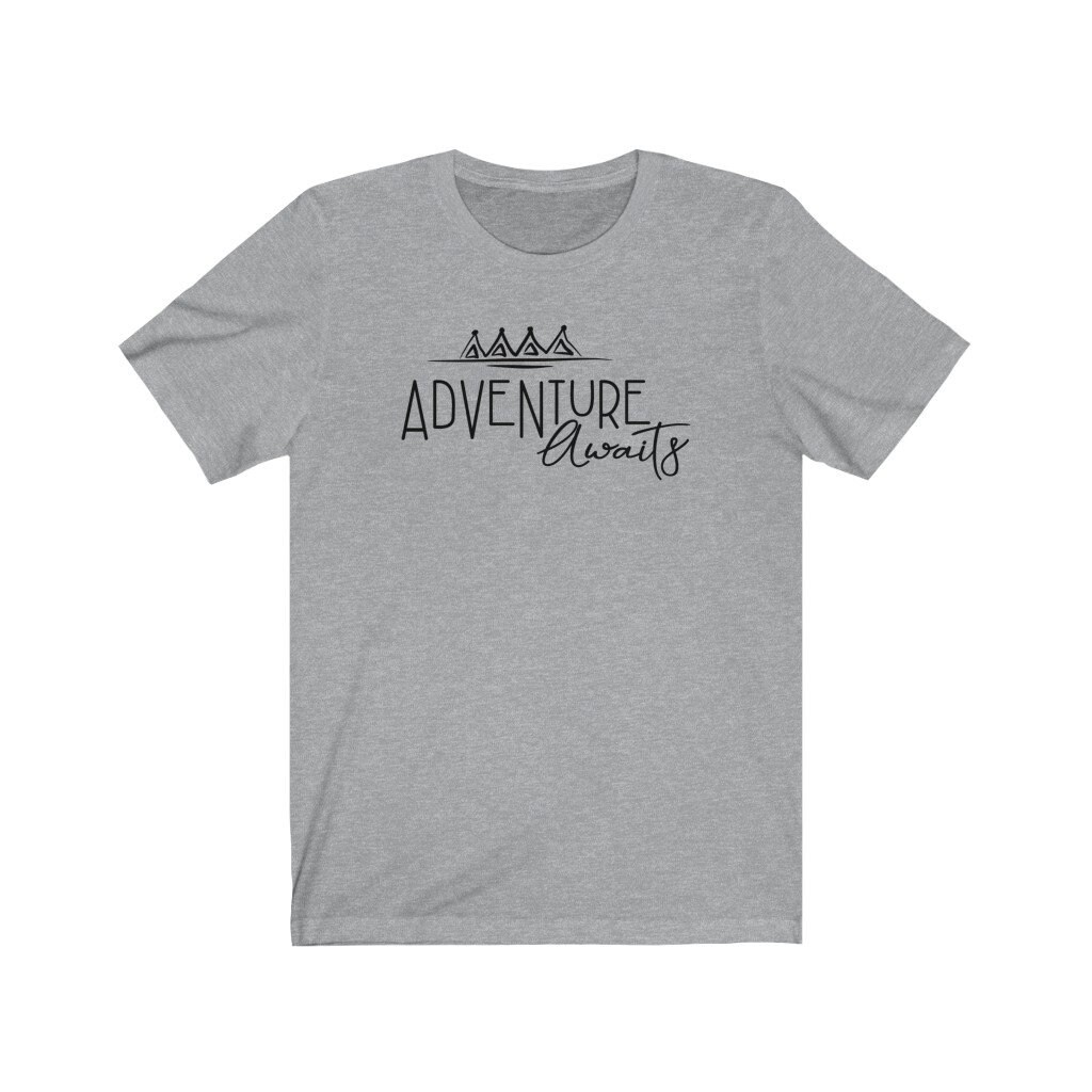 Adventure Awaits Shirt, Hiking, Adventure, Mountain Shirt, Nature ...