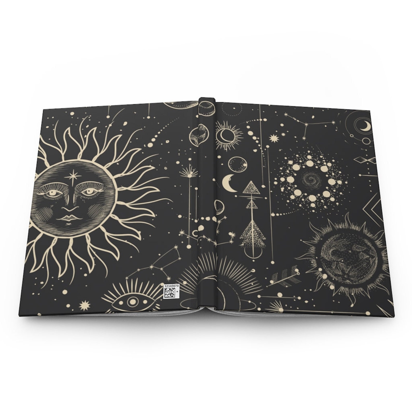 Celestial Journal Hardcover Journal Grimoire Journal Witchy - Etsy