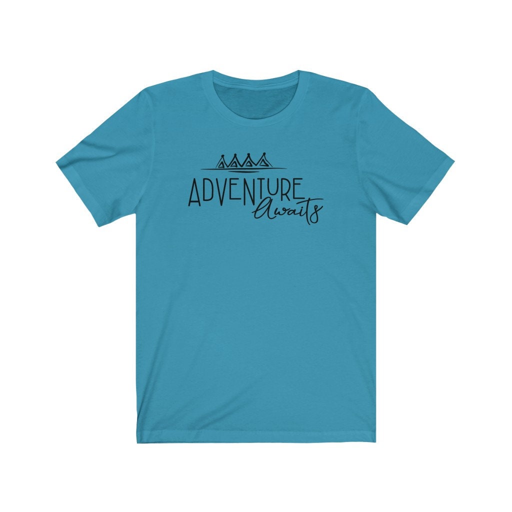 Adventure Awaits Shirt Hiking Adventure Mountain Shirt | Etsy